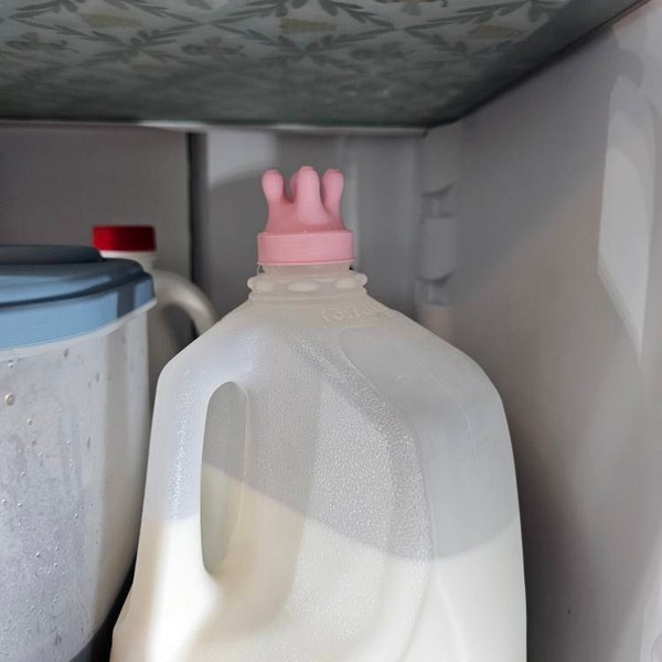 Cow Udder Milk Carton Cap, Milk Bottle Cap, Funny Pouring Milk ...