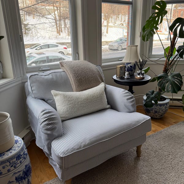 Strandmon Cover, Ikea Strandmon Wing Chair Cover, Strandmon Slipcover ...