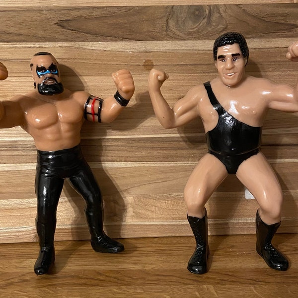 Andre the Giant Short Hair WWF LJN Inspiredxox Custom Rubber Type Full ...