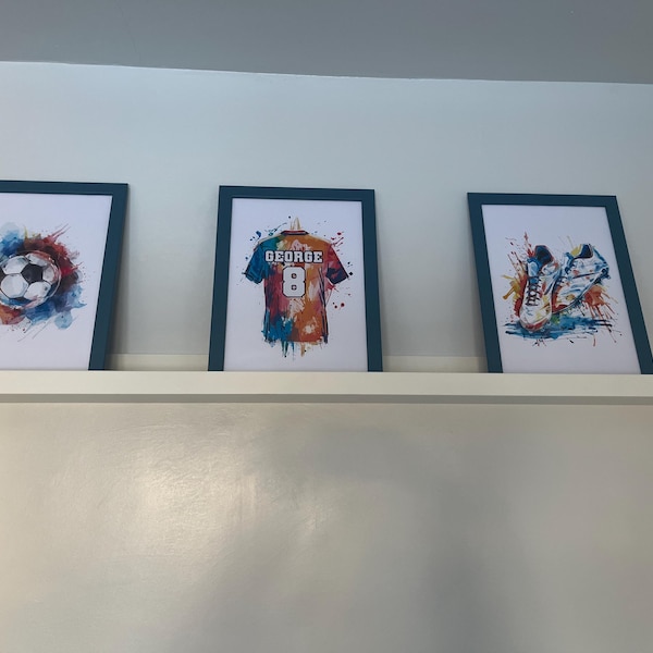 Personalised Rugby Wall Art Print, Personalised Rugby Poster Boys ...