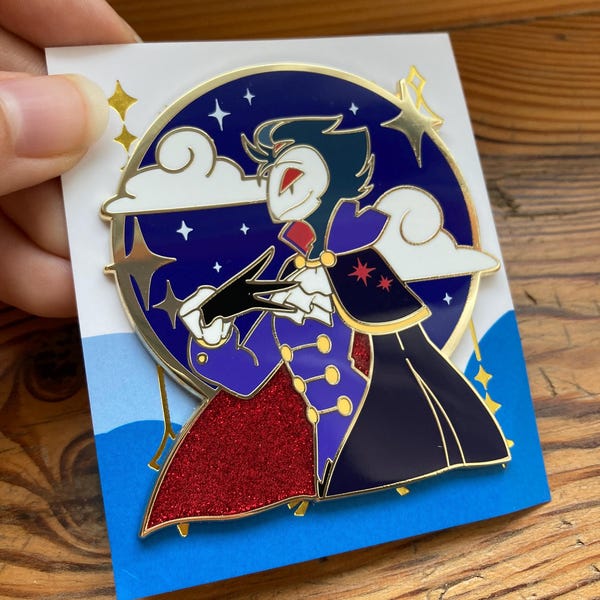 Prince Stolas Enamel Pin - Helluva Boss - Etsy