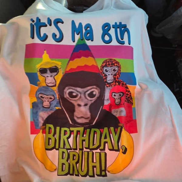 Gorilla Tag Party Supplies, Gorilla Tag Birthday, Gtag Party, Gtag ...