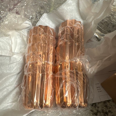 4 Copper Canele Molds Medium 1.75 Inches Set of 4 Professional Quality ...