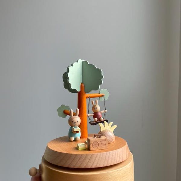 Personalized Wooden Music Box for Kids,custom Wooden Handmade Music Box ...