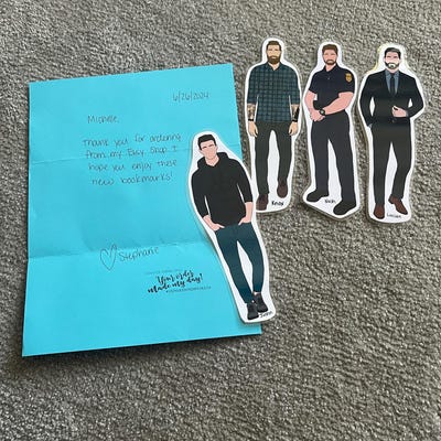 Book Boyfriend Stickers group 2 - Etsy