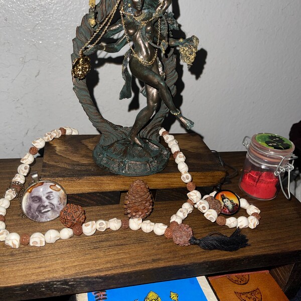 Buddhist Pine Mini Altar - Light Walnut, Chocolate & Gunstock Stain ...