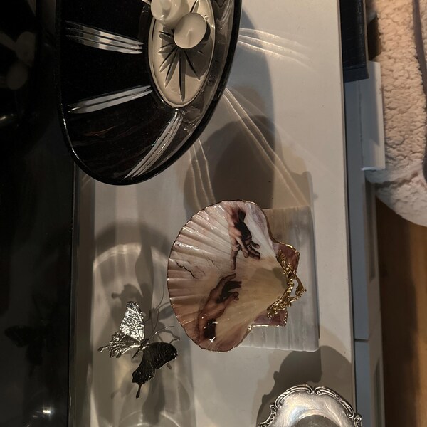 Michelangelo Creation of Adam Decoupage Shell Trinket Dish - Etsy