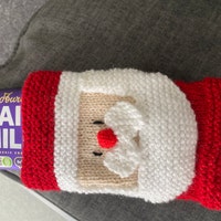 KNITTING PATTERN Christmas Elf Pringles Crisps Holder 26 Cms - Etsy UK