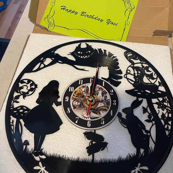 Mechanic Tools Garage Vinyl Record Wall Clock 12" Gifts for Him Her ...