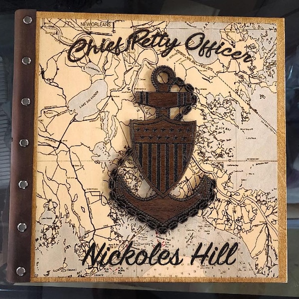 Custom USCG Chief Charge Book, Coast Guard Book, USCG Charge Book ...
