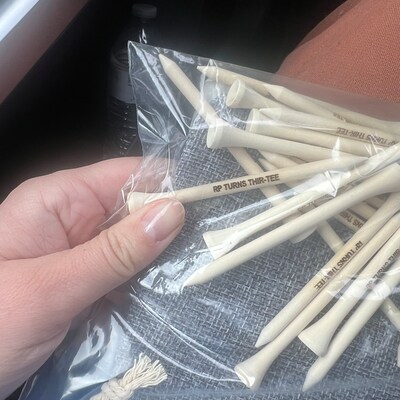 Personalized Golf Valuables Pouch Golf Tee Bag Golf Ball Bag Golf Gifts ...