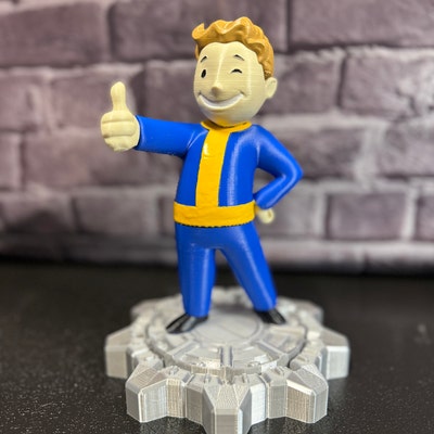 Fallout Vault Boy University Statue STL Files Fallout 4 Ready to Print ...