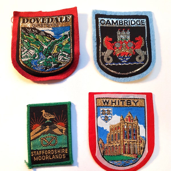 Vintage Large Patch SCOTLAND Royal Arms Lion Rampant Scottish Souvenir ...