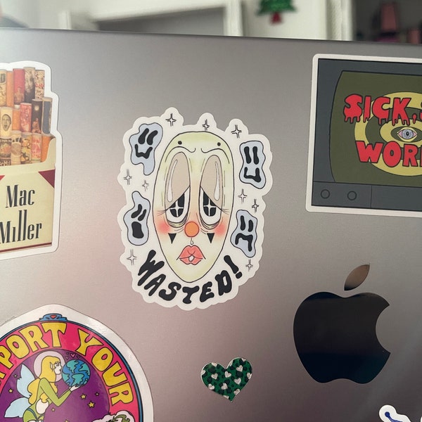 Aesthetic Room Decor Purple 2000s Cyber Pastel Mini Art Print Chrome ...