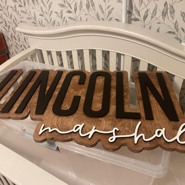 Name Cutouts for Nursery, Wooden Letters, Name Sign, Nursery Letters ...