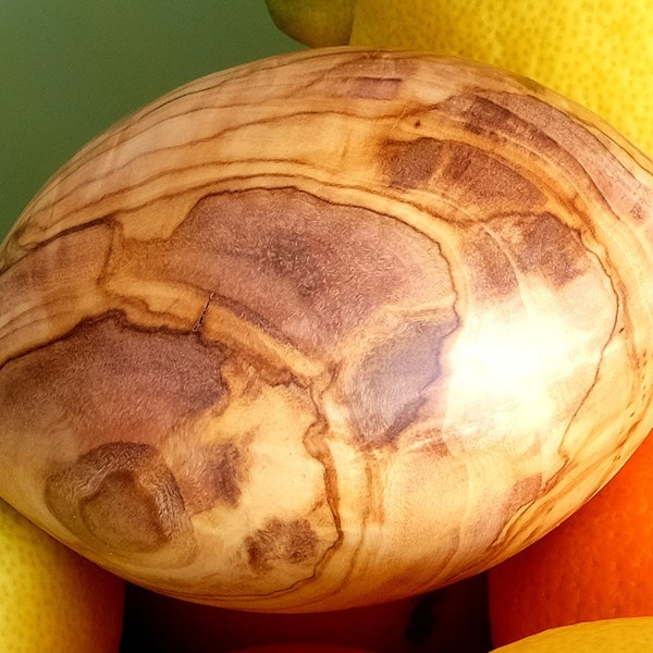 Handmade Olive Wood Lemon, Lemon Made of Wood, Wooden Fruits and ...