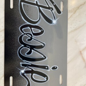 Custom Airbrushed Horses Running // Any Name // Front License Plate ...