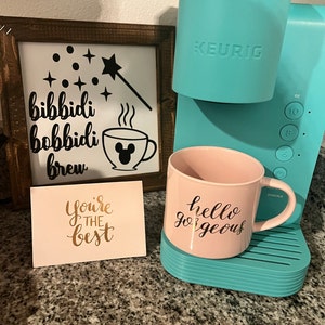 Disney Wood Sign for Coffee Bar - Etsy