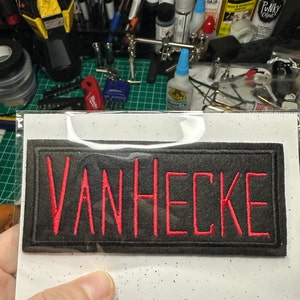 Ghostbusters Name Patch Custom Iron on Patch or Hook & Loop Name Tag ...