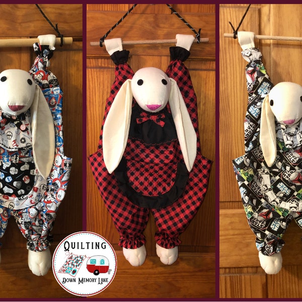 Rabbit Sisters DIY Pattern , Written Instructions and Online Tutorial ...