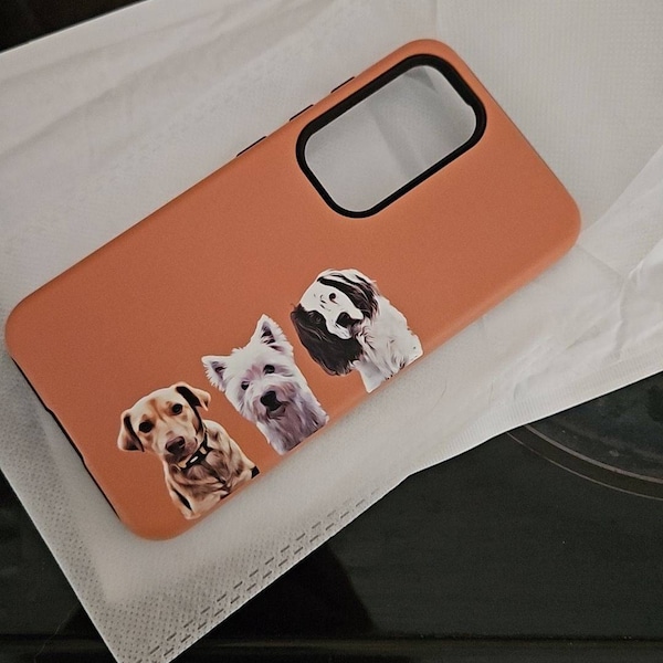 Custom Pet Phone Case Using Pet Photo + Name Custom Dog Phone Case ...