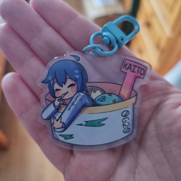 Project Sekai Vocaloid KAITO 2" Holographic Keychains - Etsy