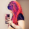 Pink Dreads, DE Dreads, Hot Plum Dreadlocks, Crochet Dreads - Etsy