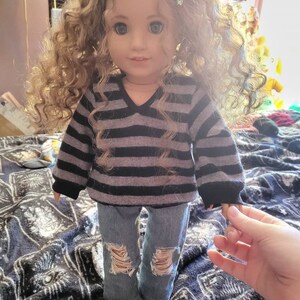 18 Doll POLO Shirt black SCHOOL UNIFORM Polo Shirt Designed to Fit 18 ...