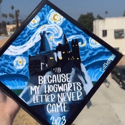 Graduation Cap Topper Coraline Customizable Personlizable Change Quote ...