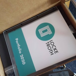 Letter Size Portfolio Glossy Black 11 X 8.5 Portrait - Etsy