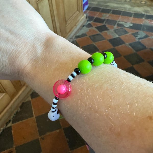 Beaded Fidget Sensory Bracelet for Anxiety Relief/adhd Autism. Rainbow ...