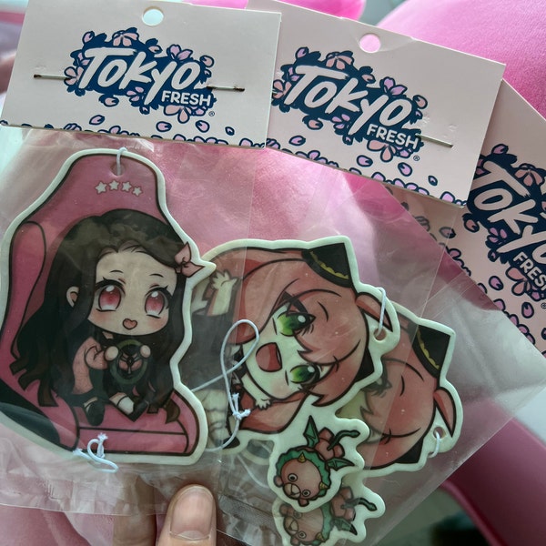 Corgi and Ragdoll Cat Car Air Freshener Bundle, Sleeping on Clouds ...