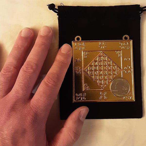 Bathin Sigil Necklace // Ars Goetia Demon Seal// Lesser Key of Solomon ...