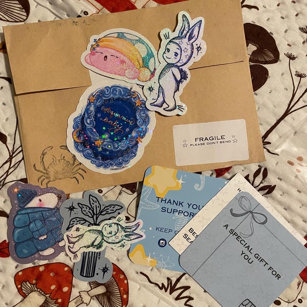 Ponyo Heart Studio Ghibli Stickers Cute Sparkle Holographic Sticker ...