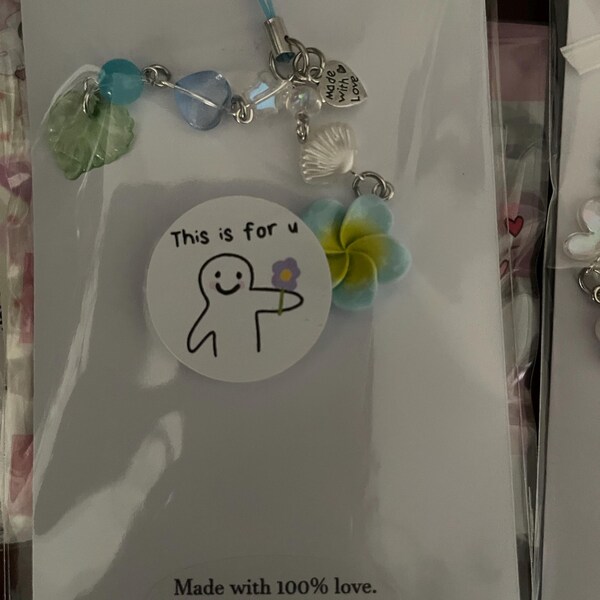 Tropical 2000s Summer Hibiscus Phone Charms, Cute Beach Themed Unique ...