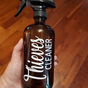 DIY Labels Thieves Cleaner Label Essential Oil Spray - Etsy