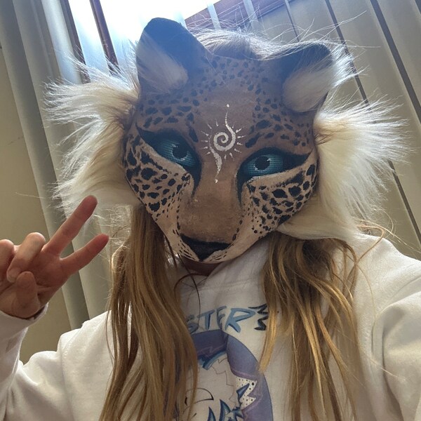 Therian Mask, Therian Bird Mask, Bird Mask, Parrot Mask, Red and Green ...