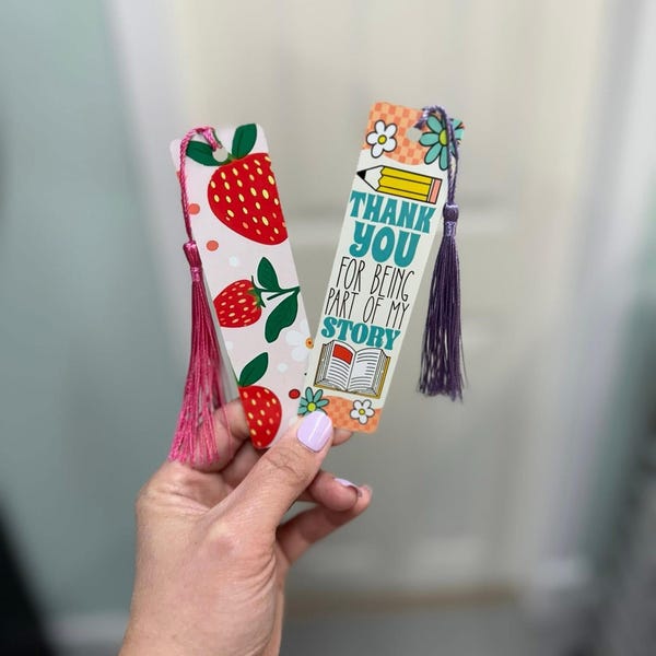Teacher Appreciation Bookmarks | Printable Thank You Gift (digital ...