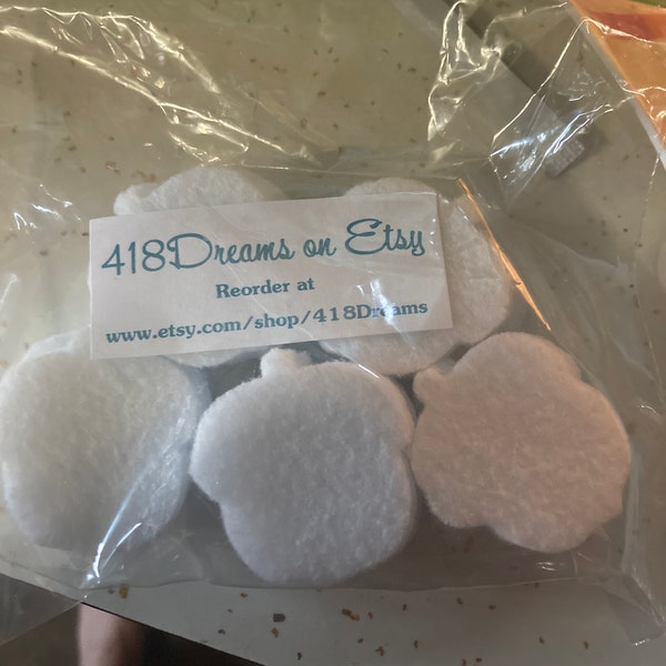 Seashell Felt Cut Out for Wax Dipping and Other Projects, 50 Count ...