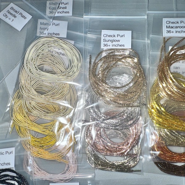 Buy Fine Gold Metallic Thread for Embroidery, Rosegold Metallic Thread ...