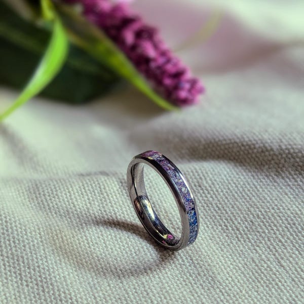 Custom Cremation Memorial Ring - Ash Ring - Pet Cremation - Remains ...