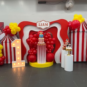 Custom Text Circus Tent Prop, Circus Custom Text, Big Top Circus Tent ...