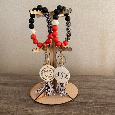 Keychain Display Stand Digital File 3 Designs Ai SVG PDF Laser Cut ...