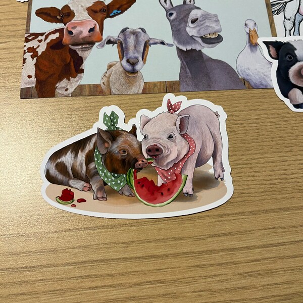 Cute Donkey Thank You Note Card Set Appreciation Cards Thank You Card ...