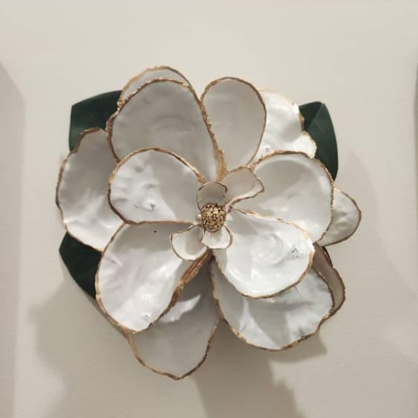 Magnolia Oyster Trinket Dish-magnolia - Etsy