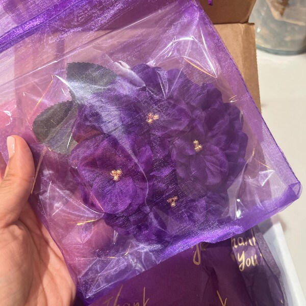 New Violet Cluster #4 Inspired by the African Violet Flower - Etsy