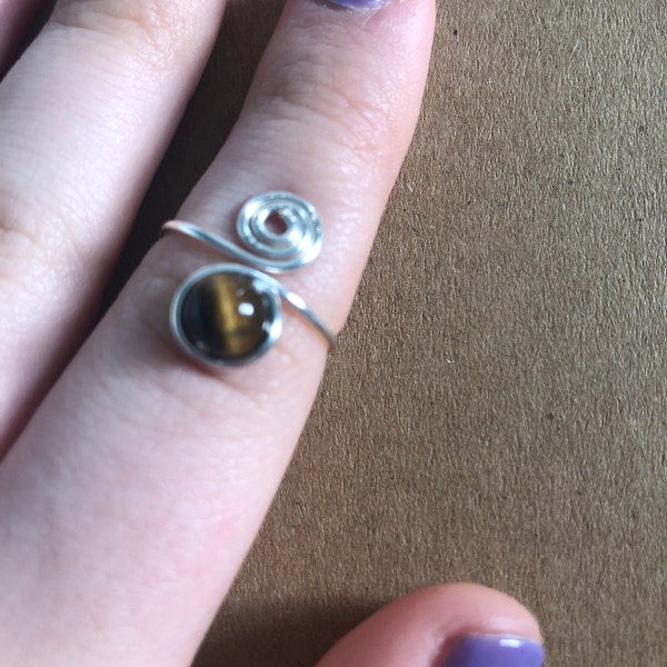 Music Note Ring, Treble Clef Ring, Adjustable Ring, Wire Wrapped Rings ...