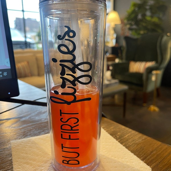 FIZZ Glass | 16oz Fizz Glass Glow Glass Green Gut Glow Glass - Etsy