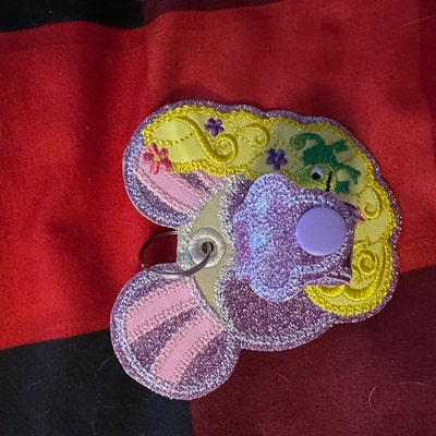 Flip Flop Snap Tab Key Ring Key Fob Bag Tag Zipper Pull Summer Party ...