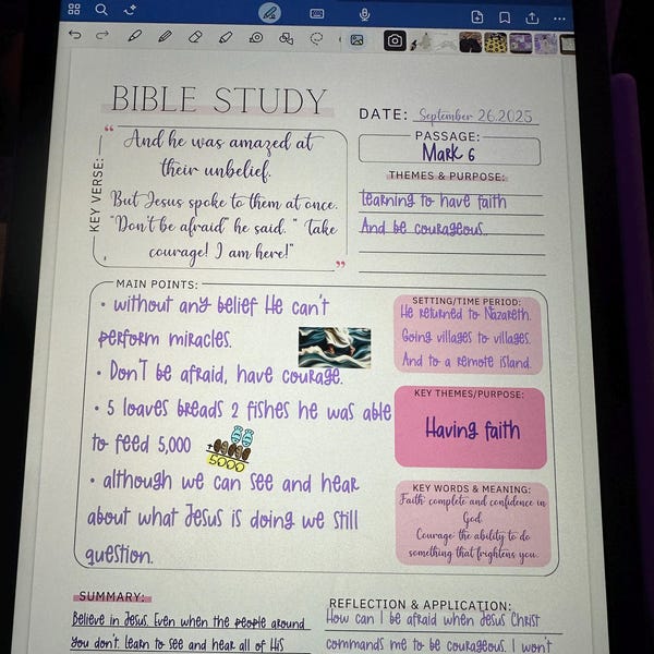 Digital Bible Study Bundle: Prayer Journal, SOAP Template (canva ...